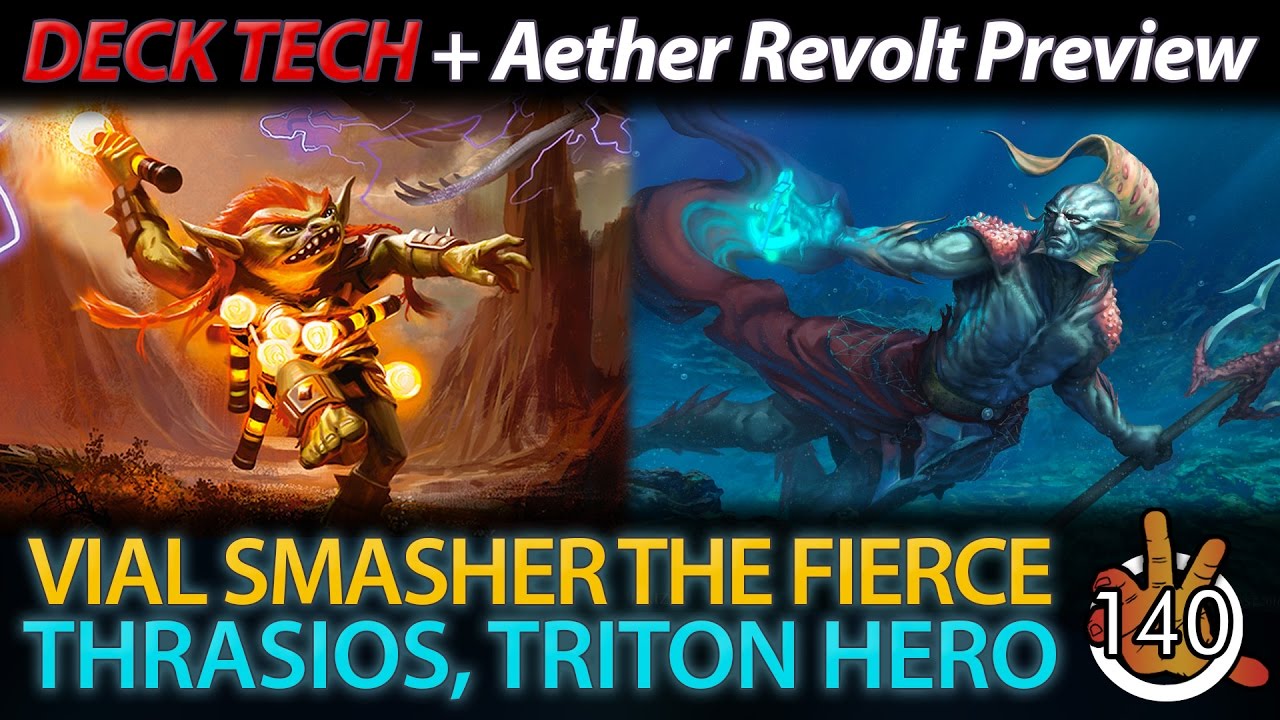 RISHKAR'S EXPERTISE + Vial Smasher & Thrasios Deck Tech | The Command ...