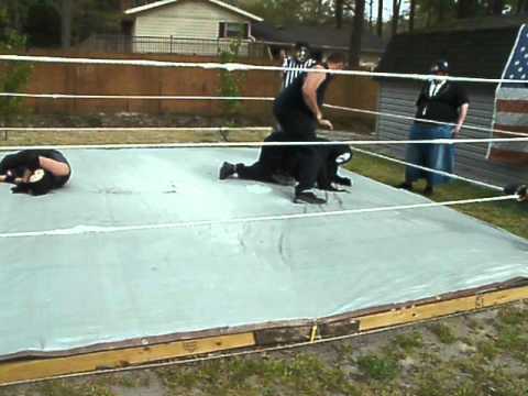 Boogie Man and MF Killa vs Bane 2 on 1 Handicap Match EBW Totaled 4 14 ...