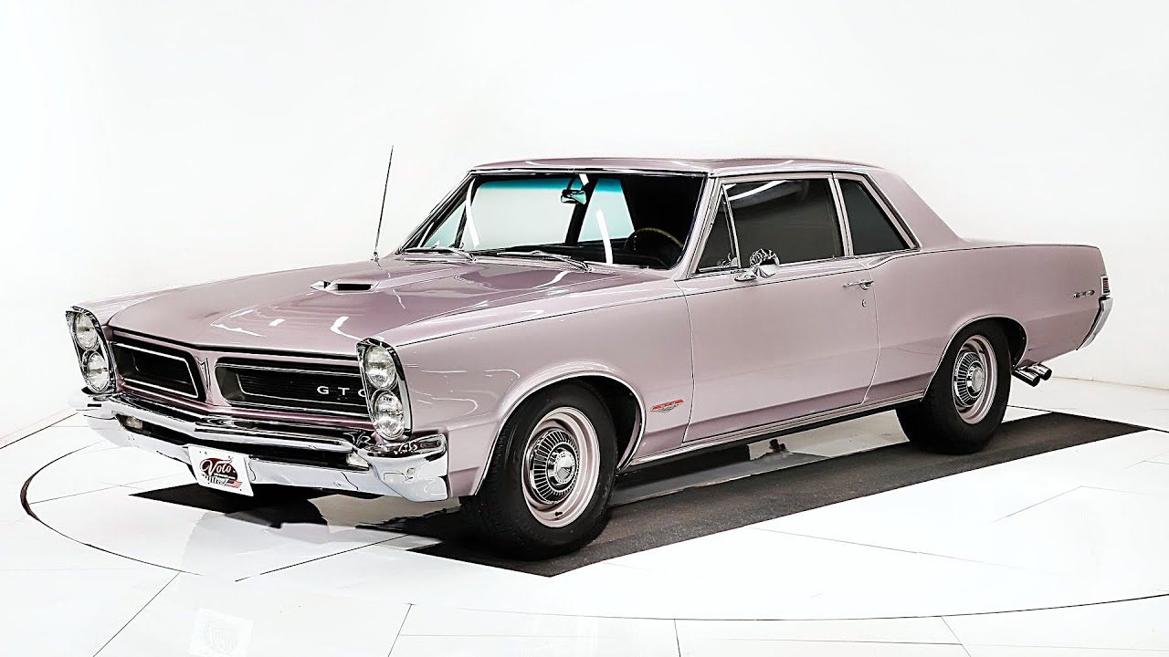 1965 Pontiac GTO in Rare Iris Mist Color with a 500 HP Surprise Under the Hood! - YouTube