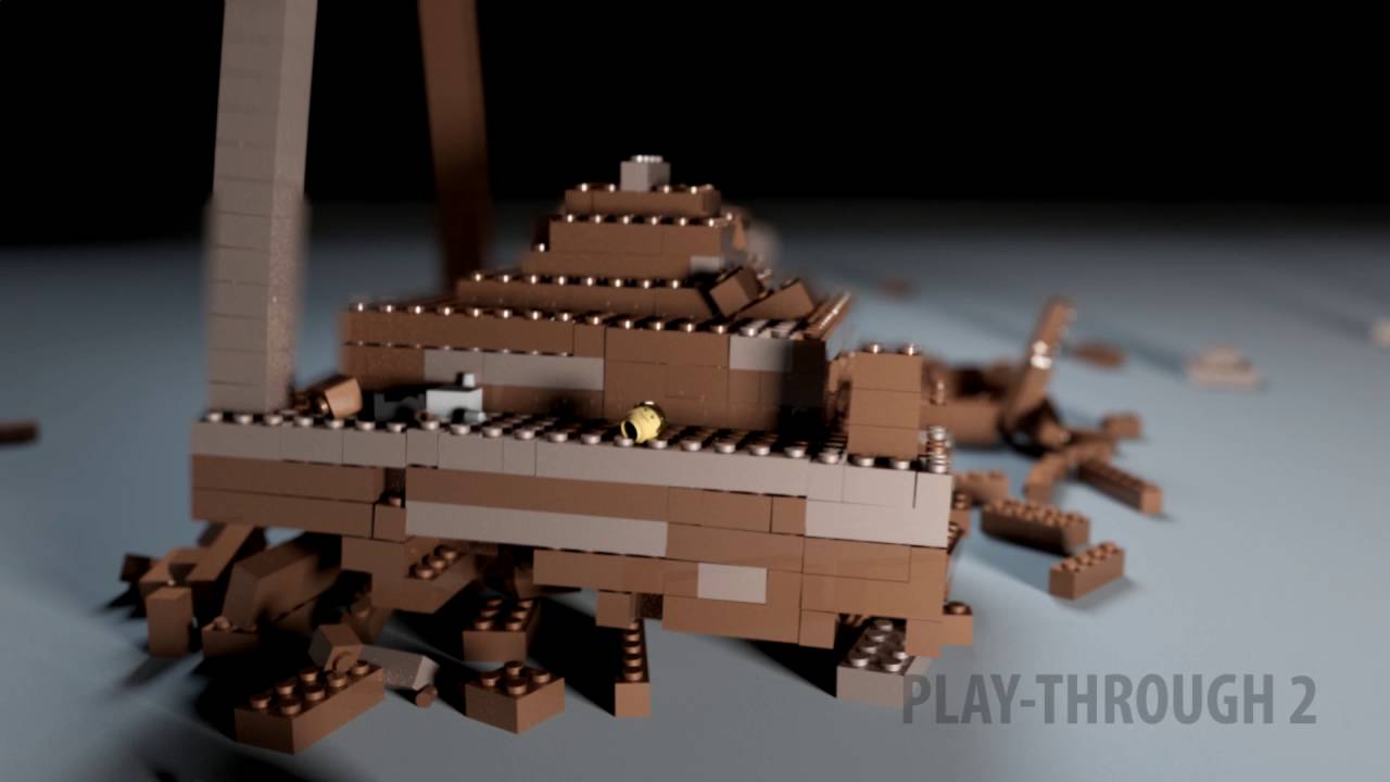 Lego Destruction - A PBR Rendering Demo - YouTube