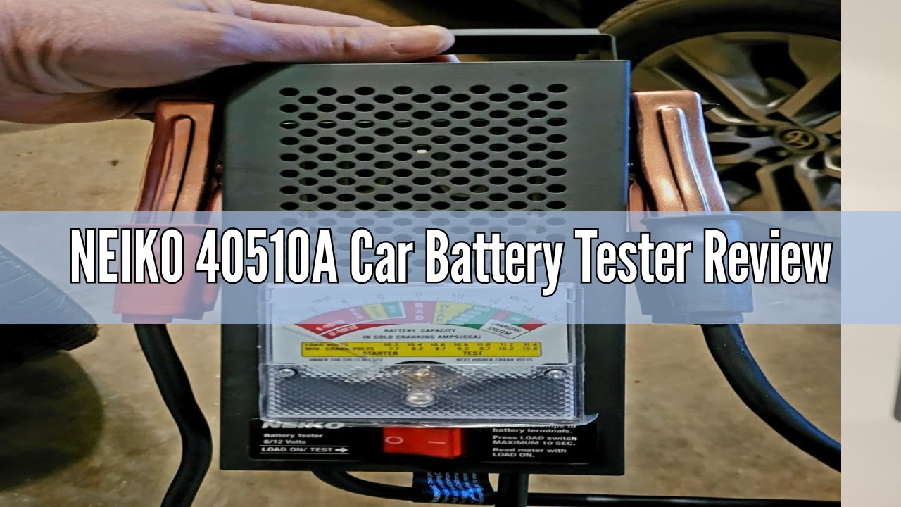 NEIKO 40510A Car Battery Tester Review - YouTube