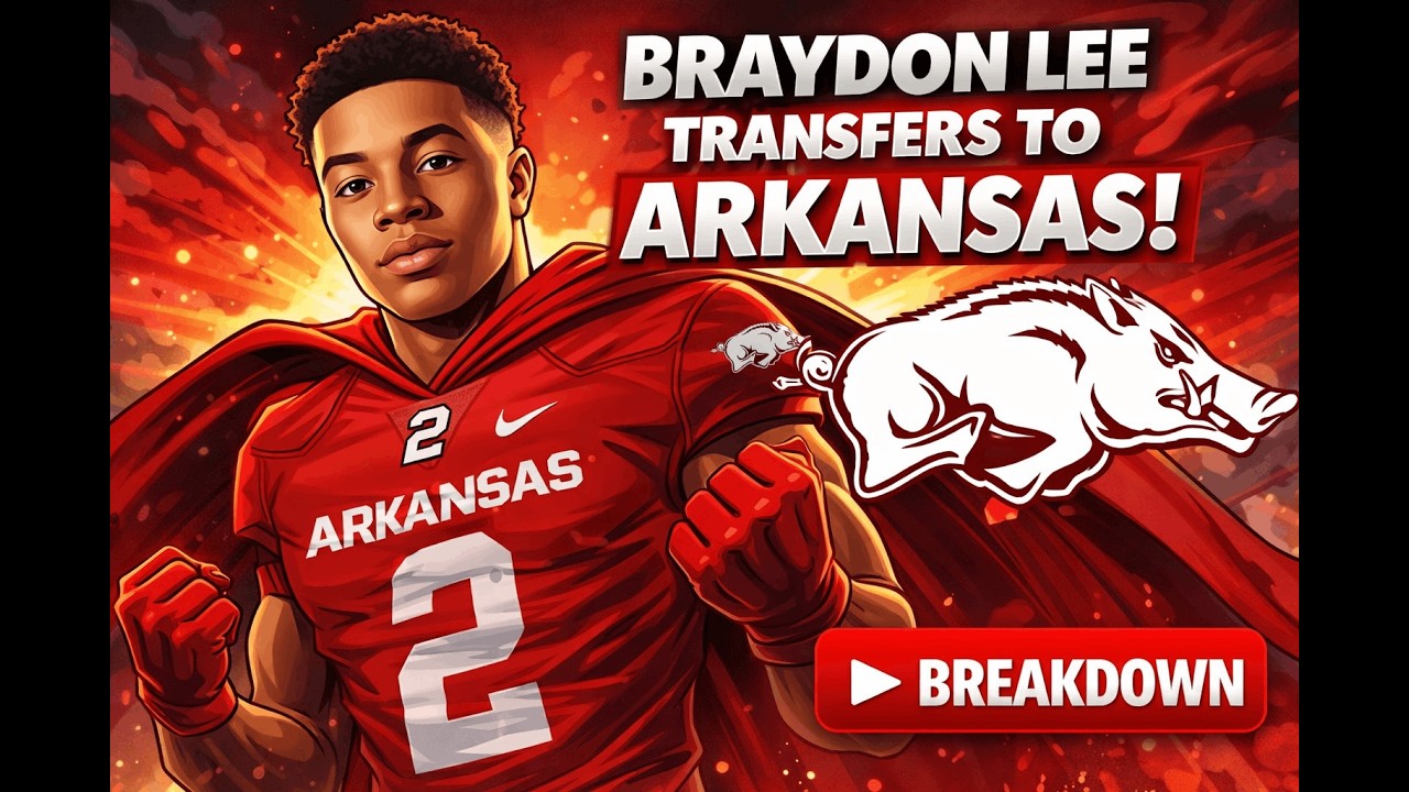 Arkansas Lands Physical CB Braydon Lee 🐗 Transfer Portal Breakdown ...
