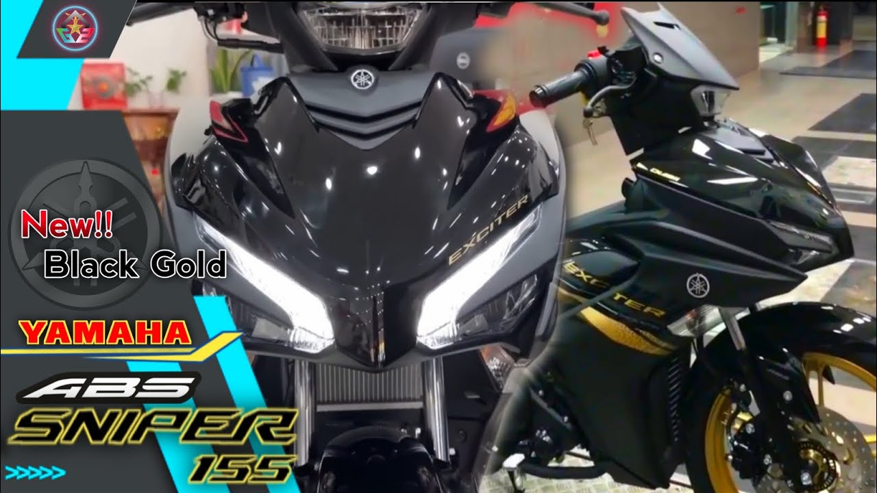 2024 Next Gen Yamaha Sniper 155 ABS Black Gold Permium Edition - YouTube