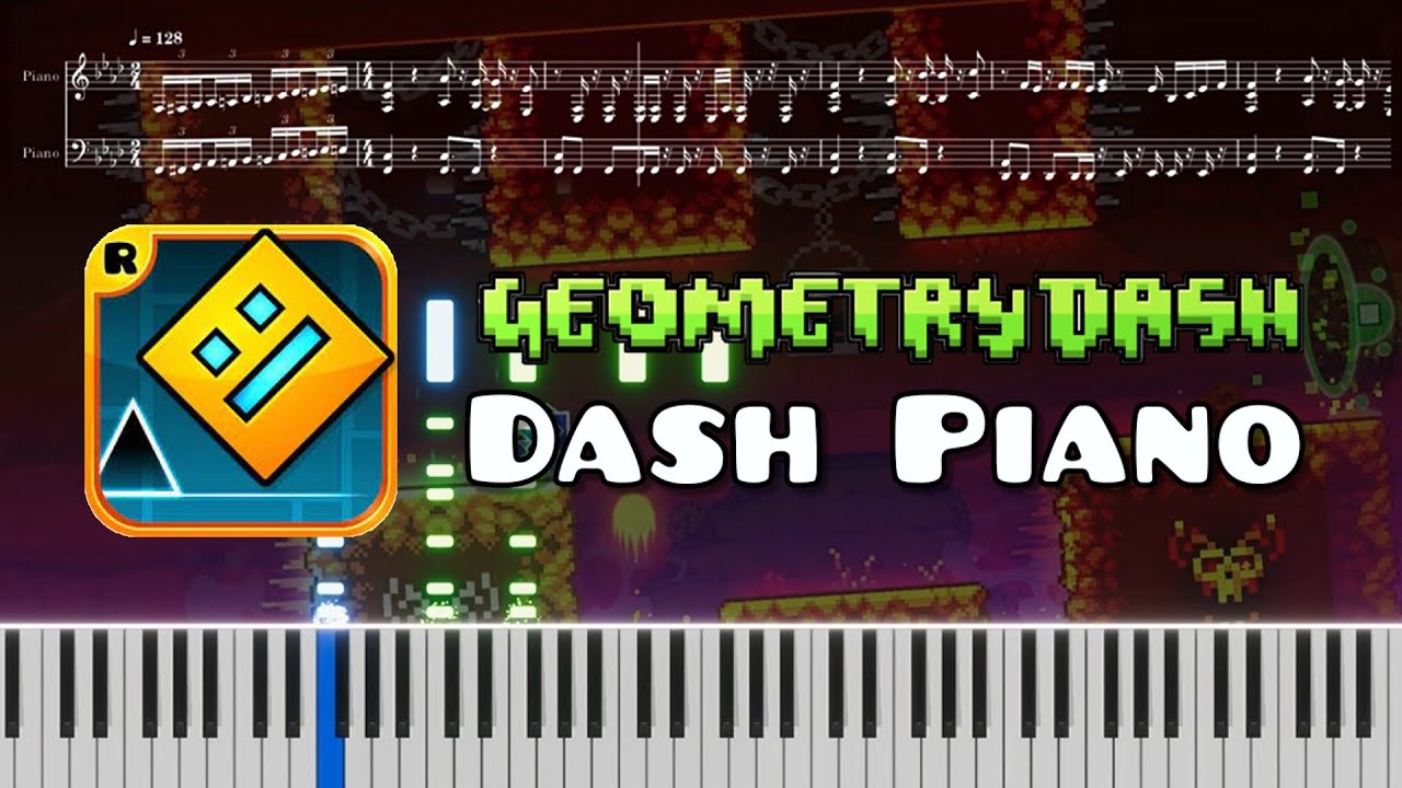 Geometry Dash - Dash (Expert) [Piano] - YouTube