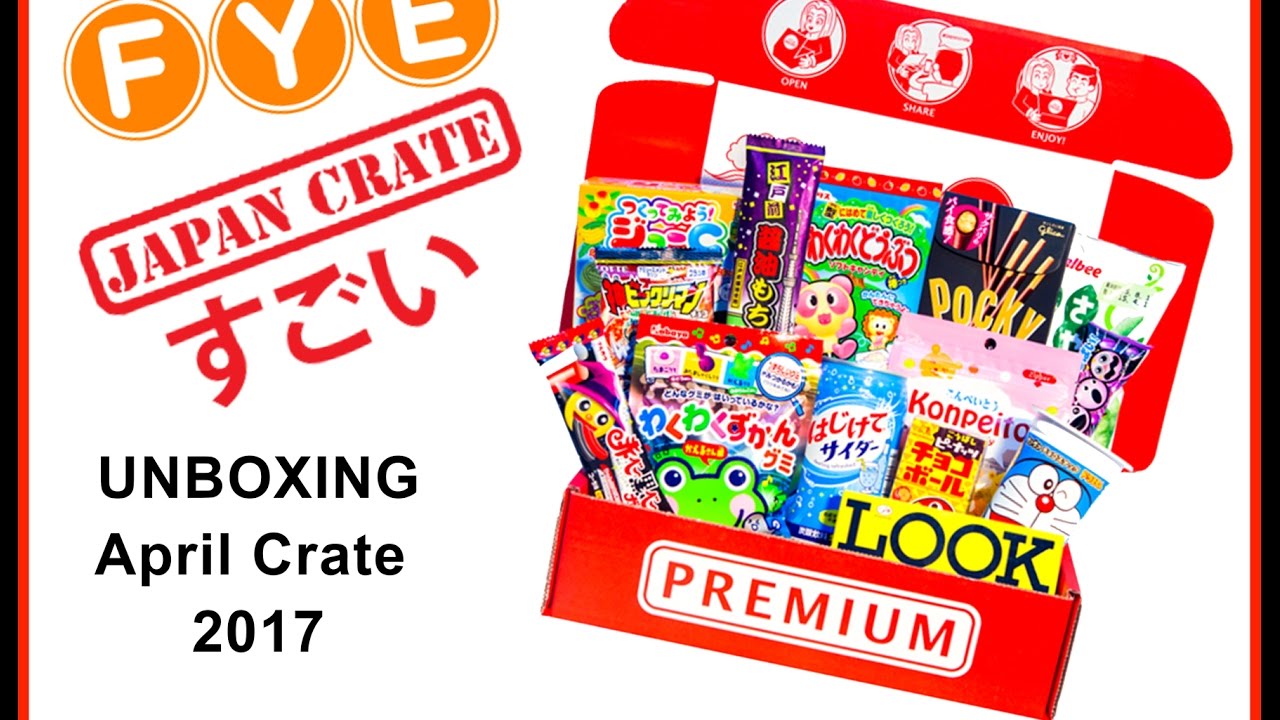 FYE Japan Crate April 2017 - YouTube
