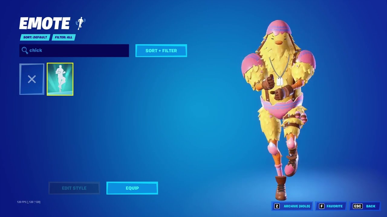 Fortnite Chicken Wing It Emote - YouTube