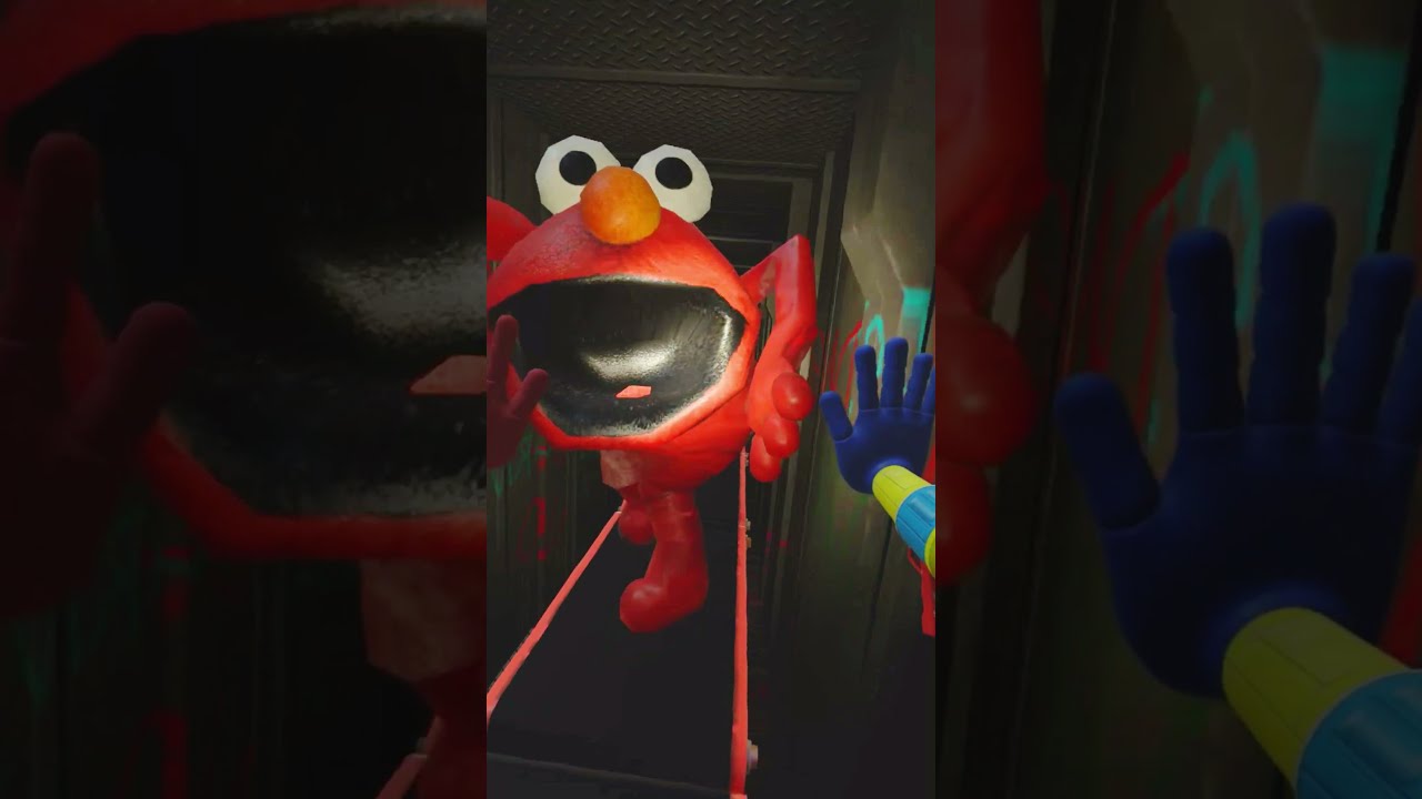 Poppy Playtime BUT ELMO is chasing you #shorts - YouTube