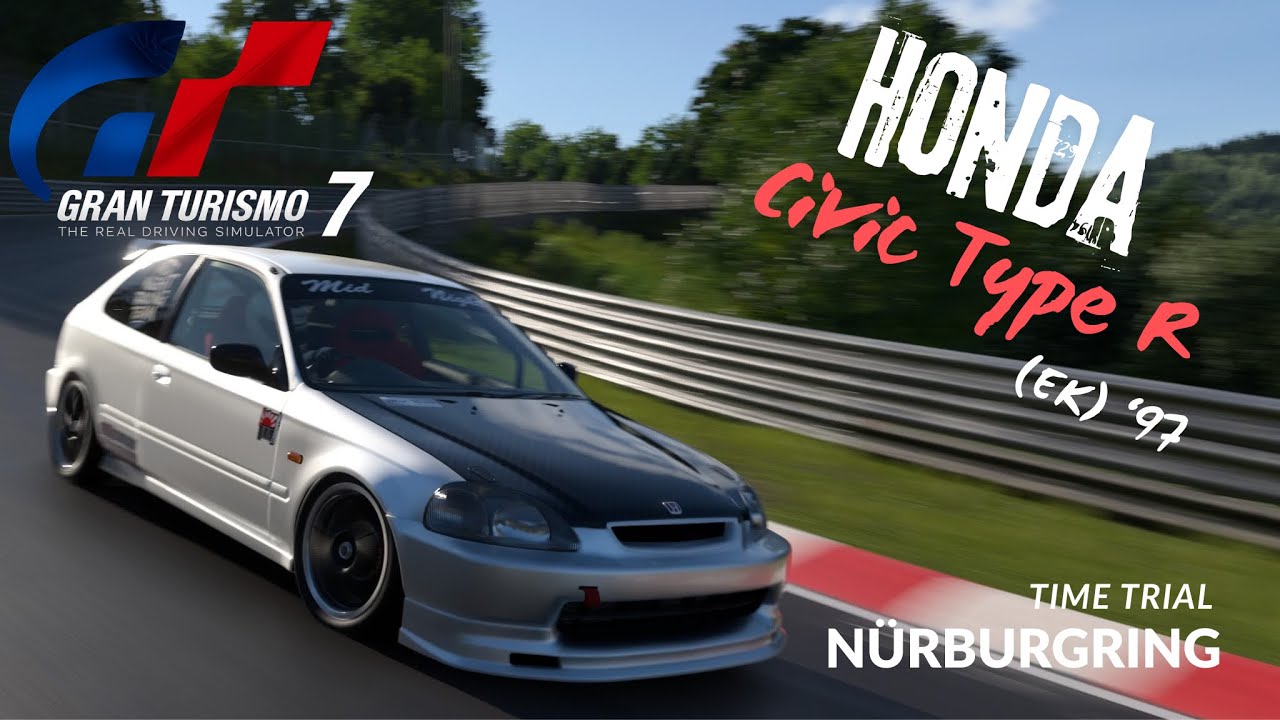 Gran Turismo 7 _ Honda Civic Type R (EK) '97 _ time trial on PS5 - YouTube
