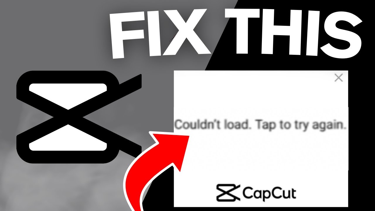 How To Fix CapCut Couldn’t Load Tap To Try Again (2025) - YouTube