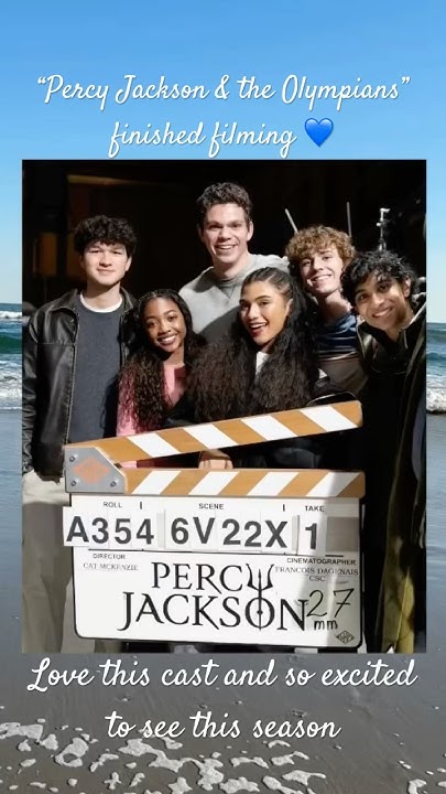 PJO season 2 filming has officially ended 🌊💙 # ...