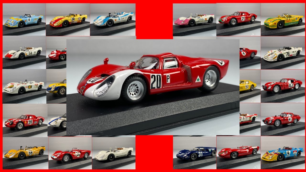 Best Model 1:43 Scale Vintage Diecast Supercar Models From Races As ...