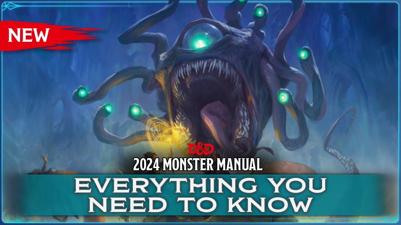 New 2024 Monster Manual | Everything You Need to Know | D&D - YouTube