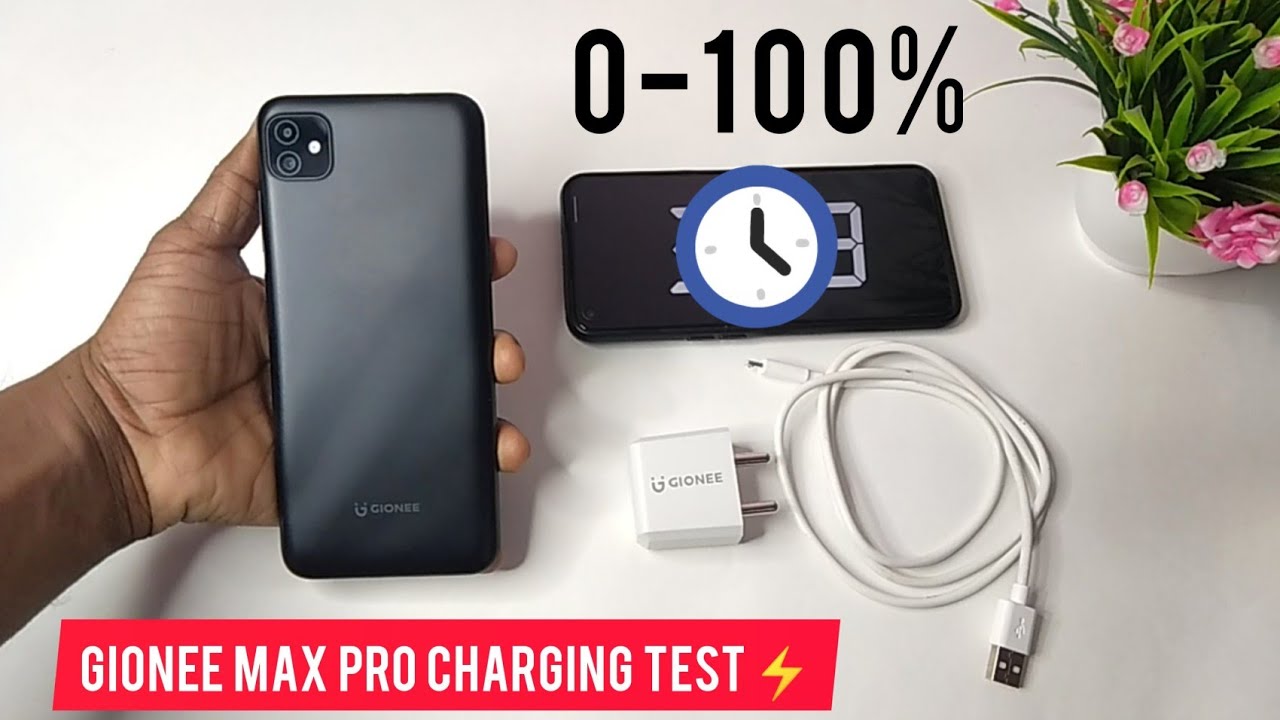 Gionee max pro charging test ⚡ | Gionee max pro charging time | 0-100% ...