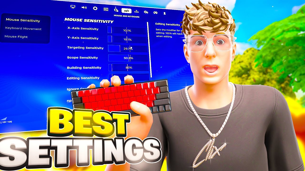 New Best UPDATED Keyboard & Mouse SETTINGS + Binds for Chapter 6 Season ...