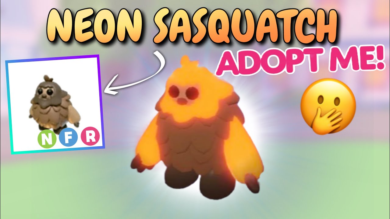 Making a NFR Sasquatch in Adopt me! - YouTube
