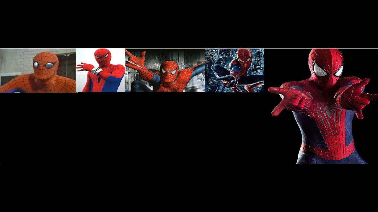 Characters Different Actors Spiderman - YouTube
