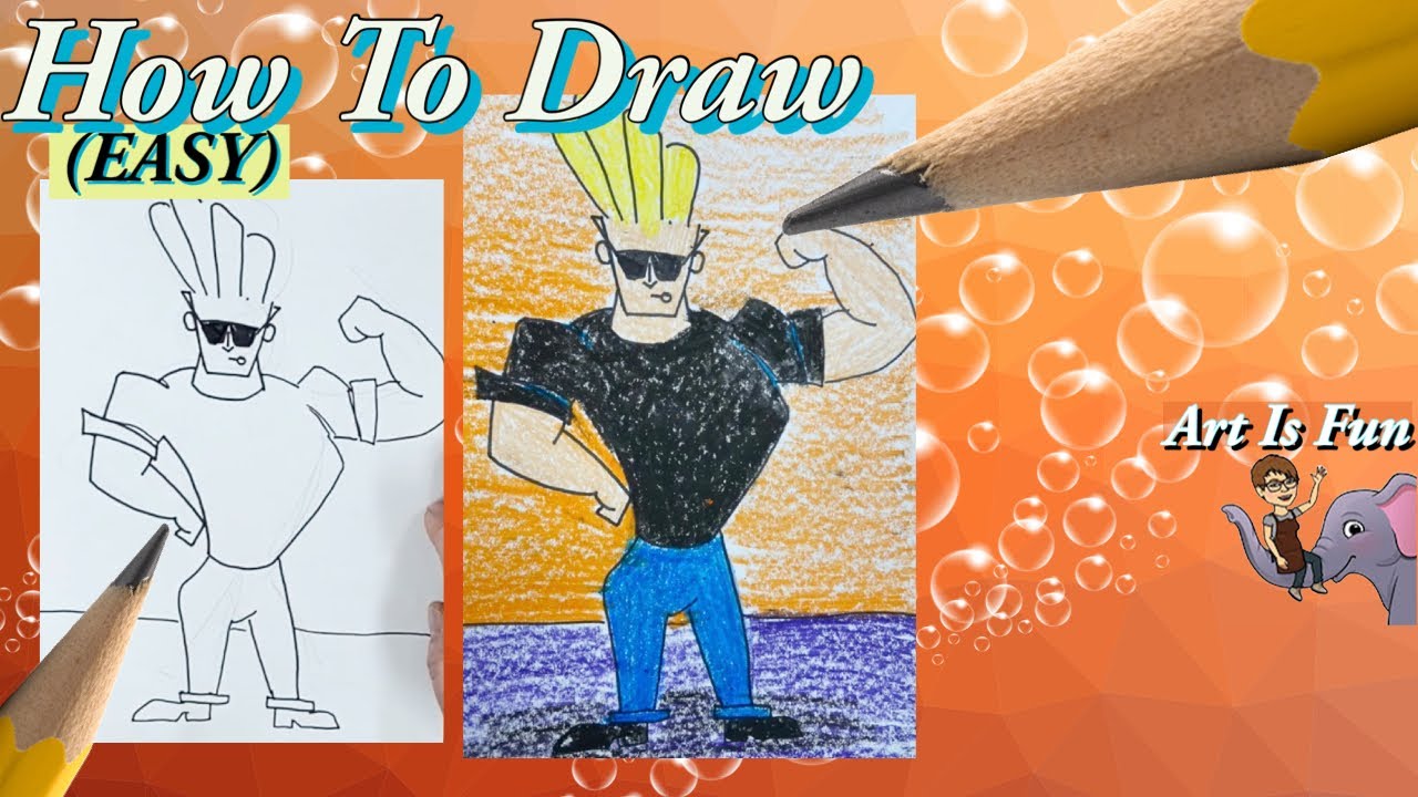 Johnny Bravo | Drawing for Beginners | Fun Drawing Tutorials - YouTube