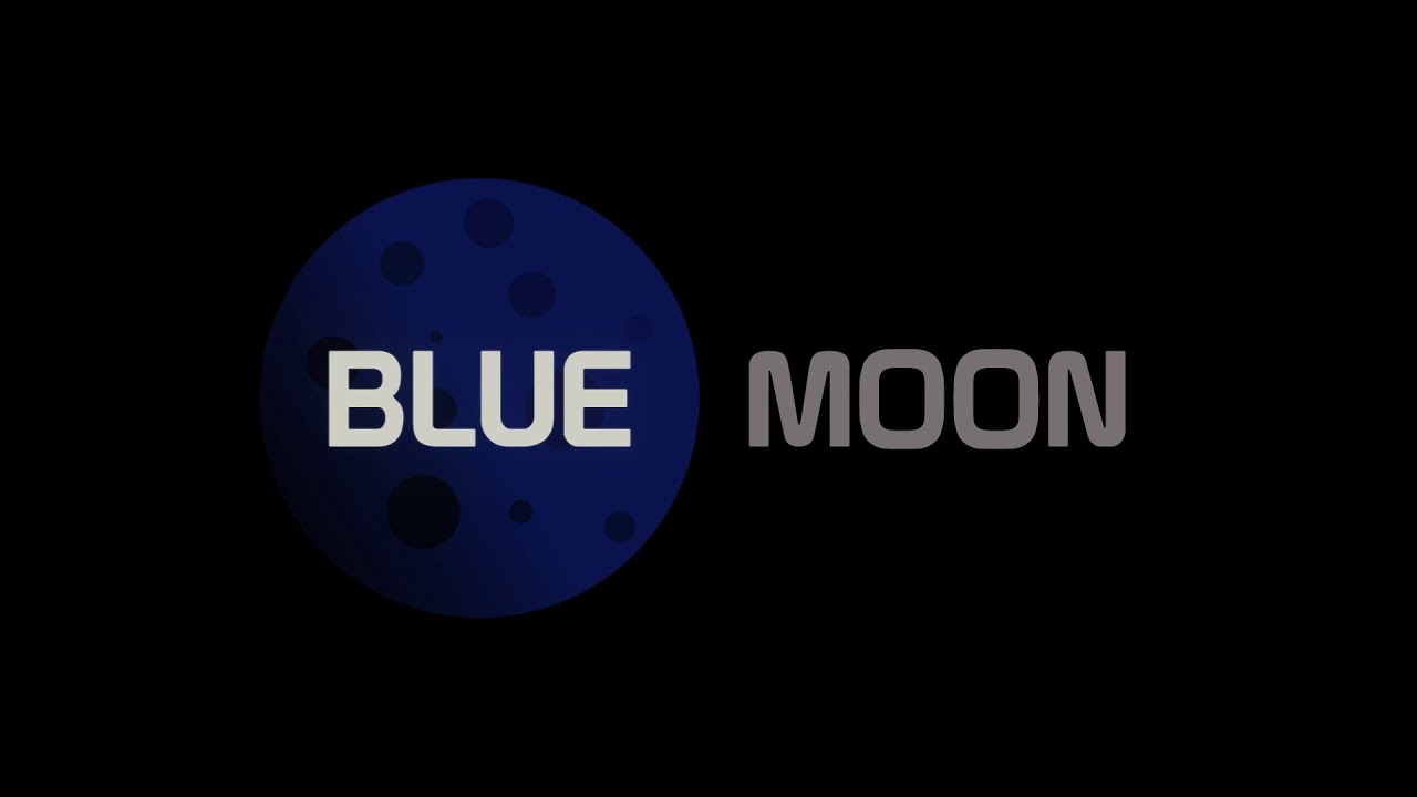Blue Moon Animated Logo - YouTube