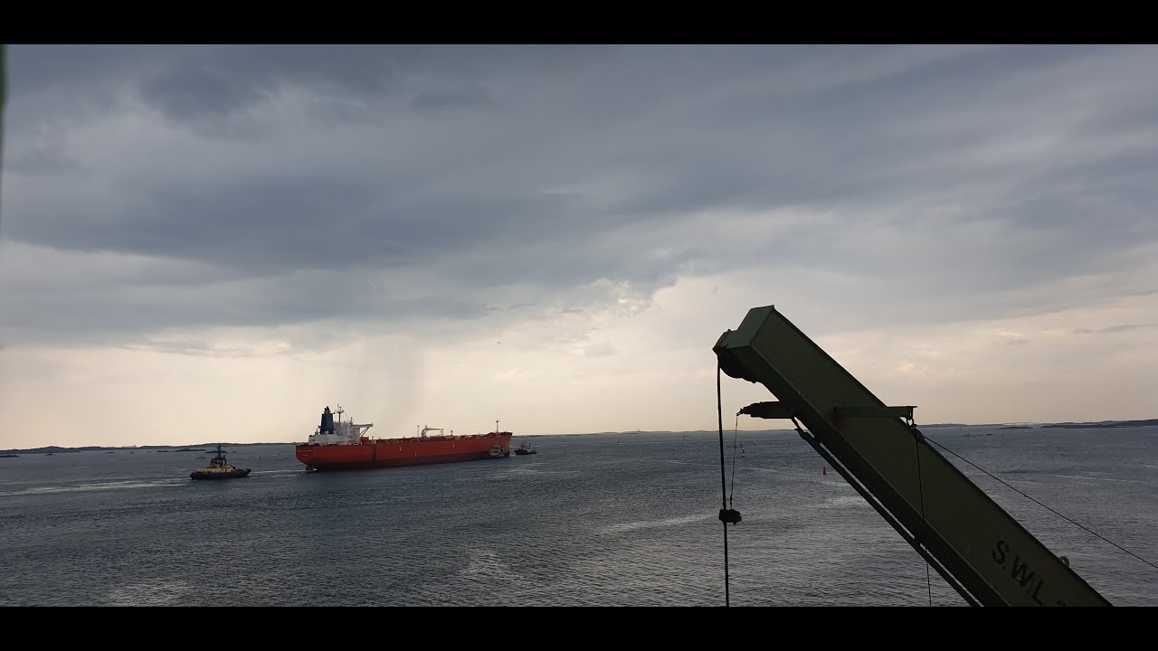 Lightning STRIKES Close To Ship! - YouTube