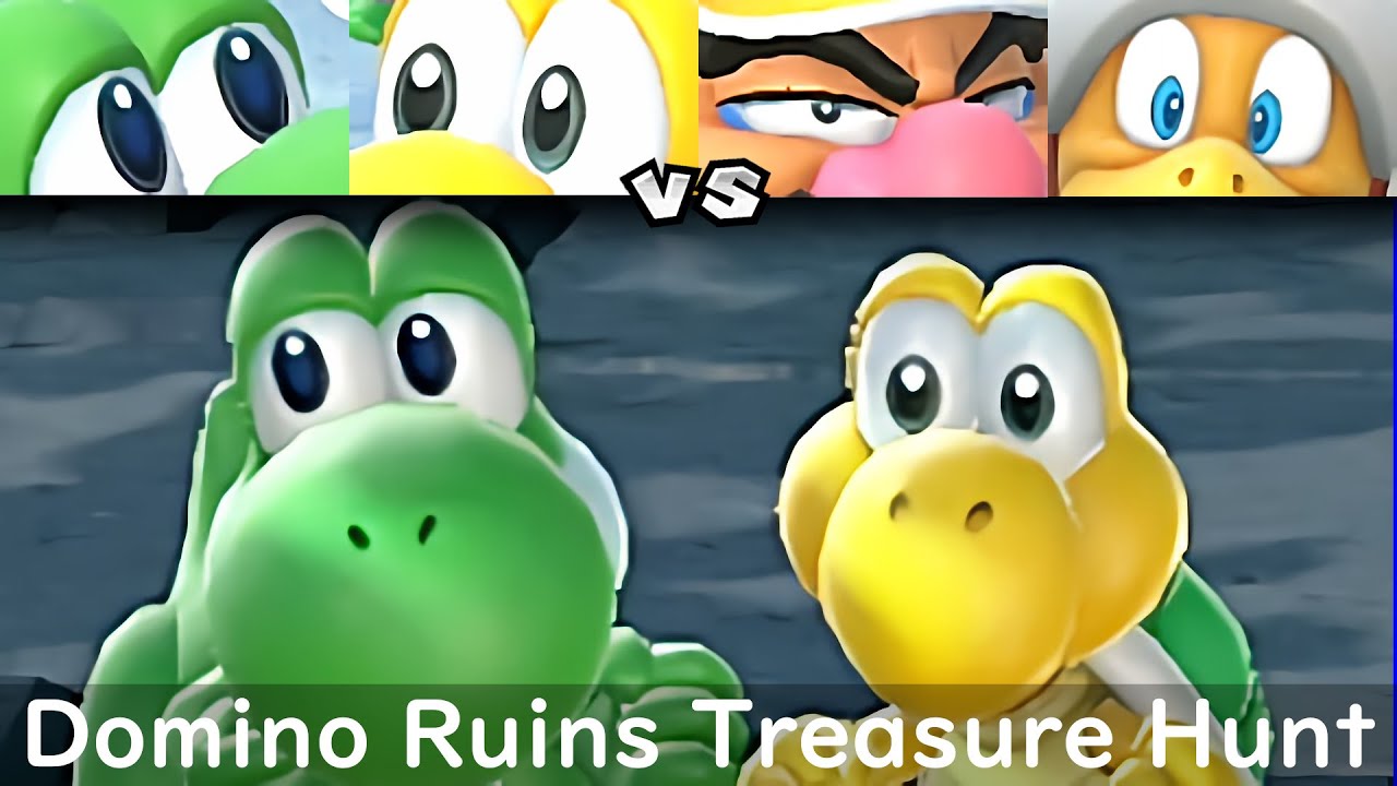 Super Mario Party Yoshi and Koopa Troopa vs Wario and Hammer Bro #106 ...