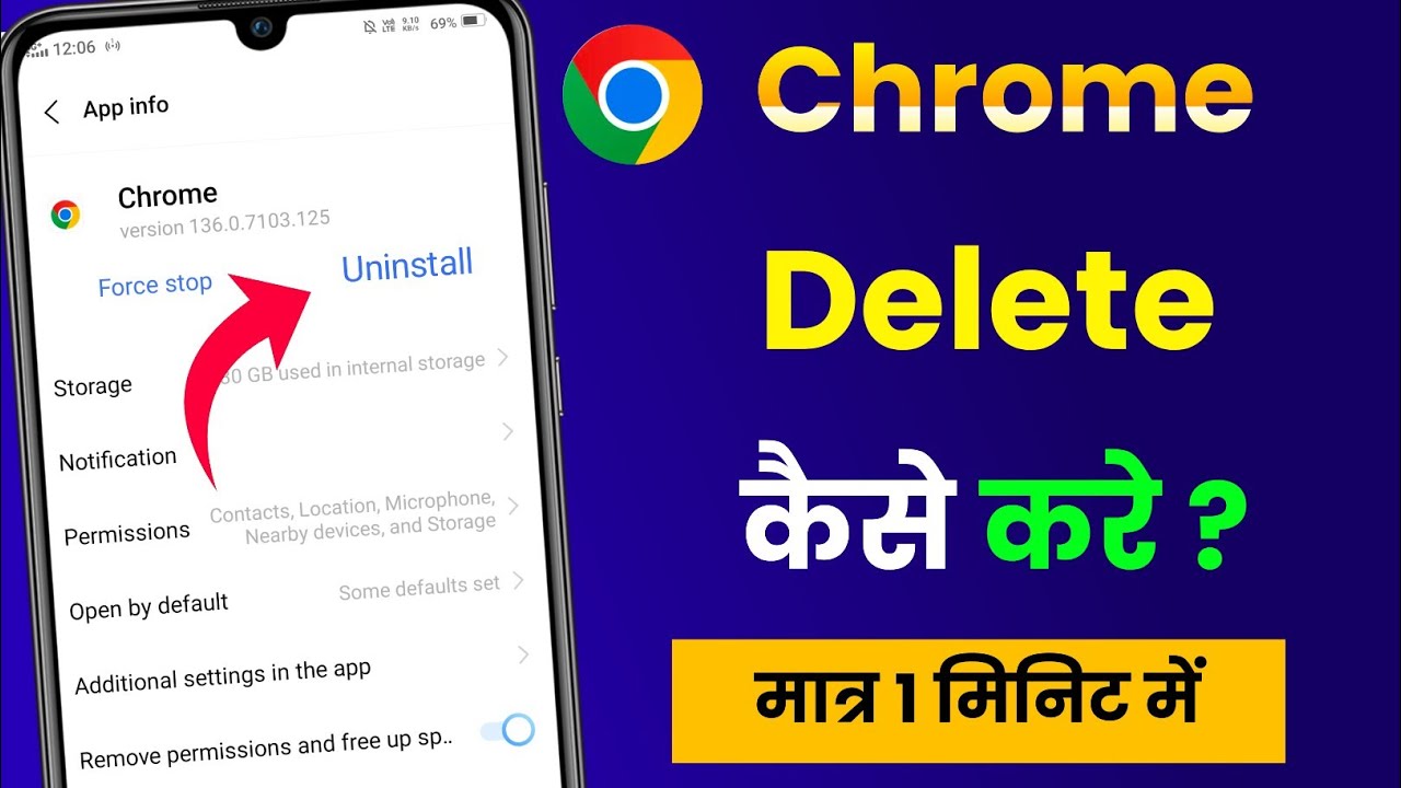How To Delete Google Chrome Application | how to uninstall chrome in ...