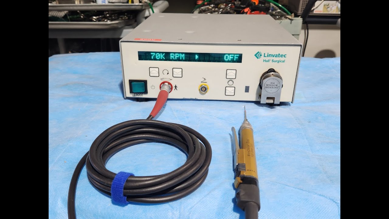 ConMed Linvatec 5020-025 MicroChoice Elite High Speed Drill - YouTube