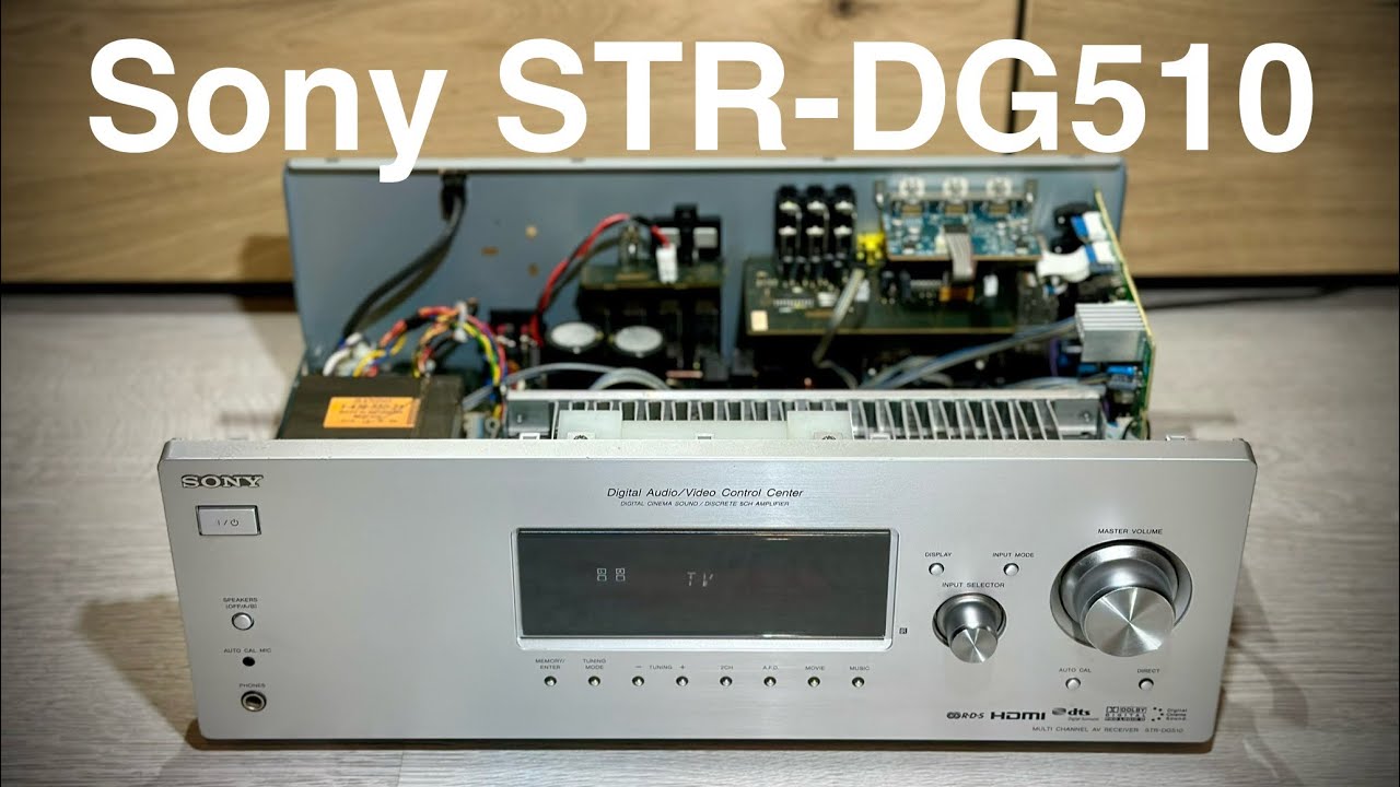 Sony STR-DG510 home theater surround receiver Demo - YouTube