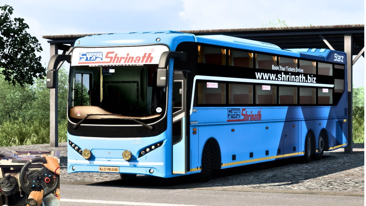 Volvo MG STARZ Bus Driving | *COMFORT KISE KEHTE HAI!! | Steering Wheel ...