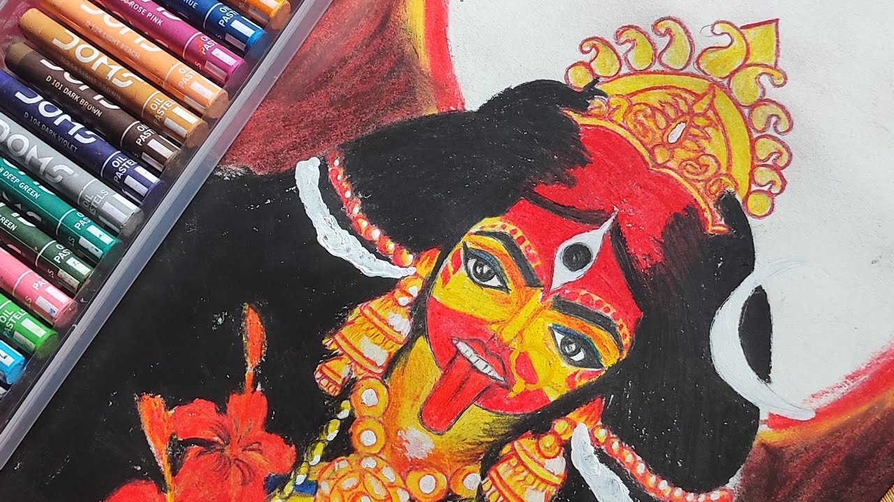 Maa tara easy drawing ||drawing|| pencil and pestal colours - YouTube