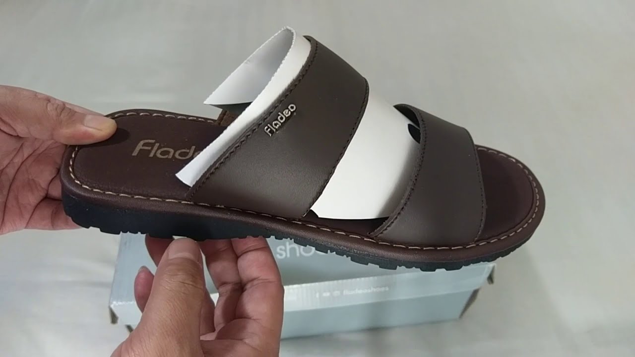 Unboxing fladeo sandal | cocok buat cowok matang. - YouTube