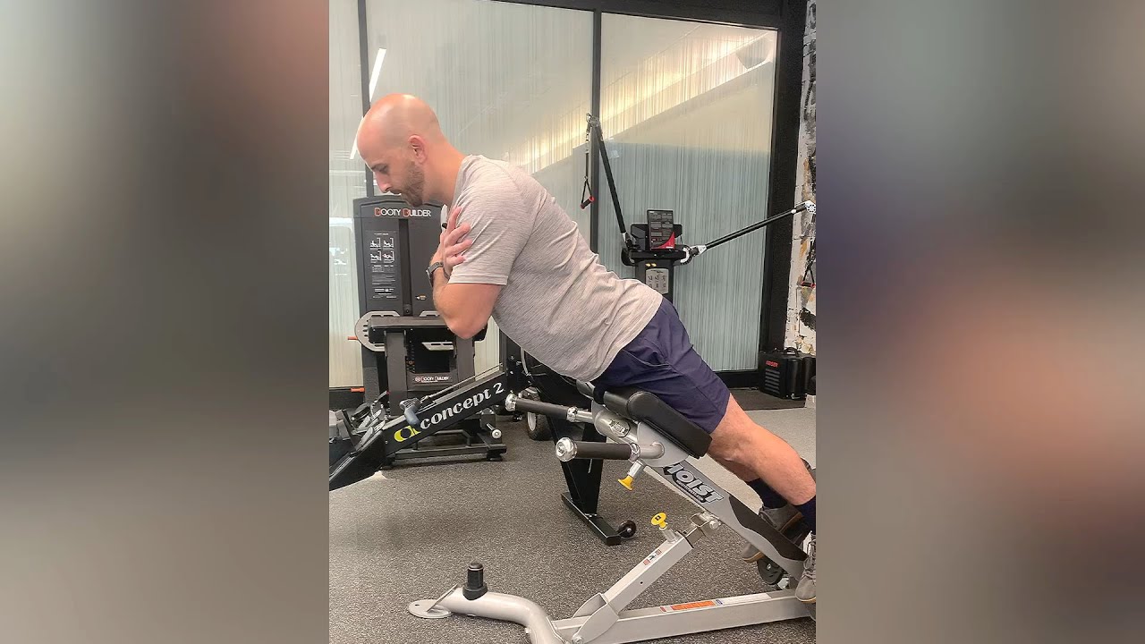 Back Extensions in Roman Chair - YouTube