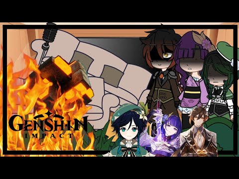 three archons react || genshin impact || 2/? || venti angst || rip ...