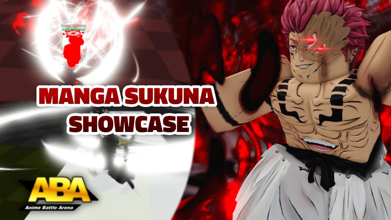 [ABA] IN-DEPTH MANGA SUKUNA SHOWCASE +120-0 COMBO (ALL SKILLS SHOWN ...