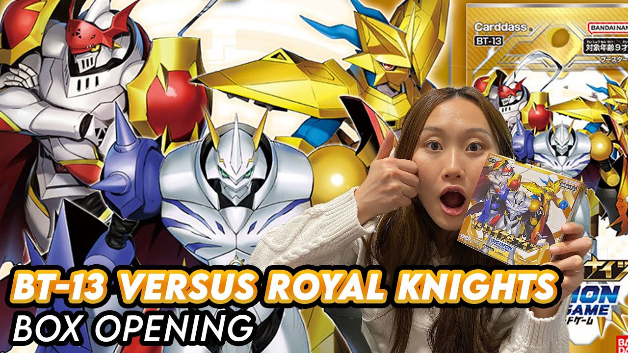 BT-13 VS Royal Knights Box Opening! (Digimon Card Game) - YouTube