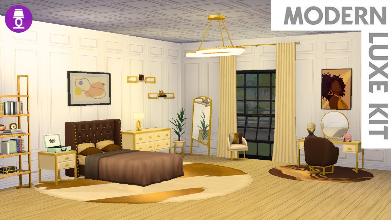 Modern Luxe Kit Build/Buy Overview | The Sims 4 - YouTube