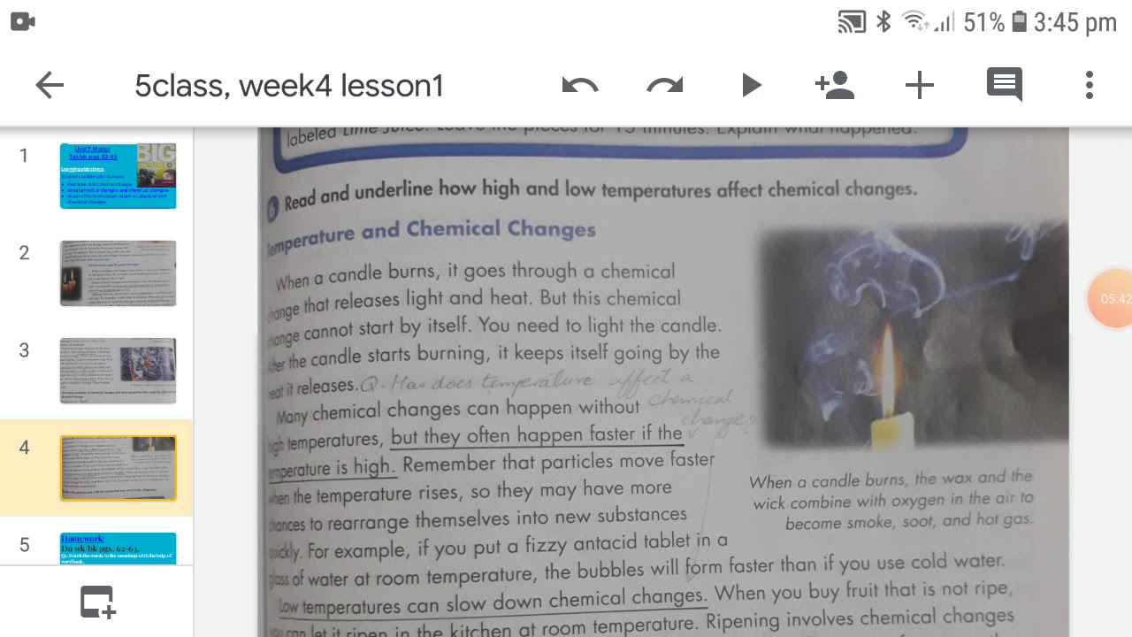 Class5 Science Week4 Lesson1 Youtube 1519
