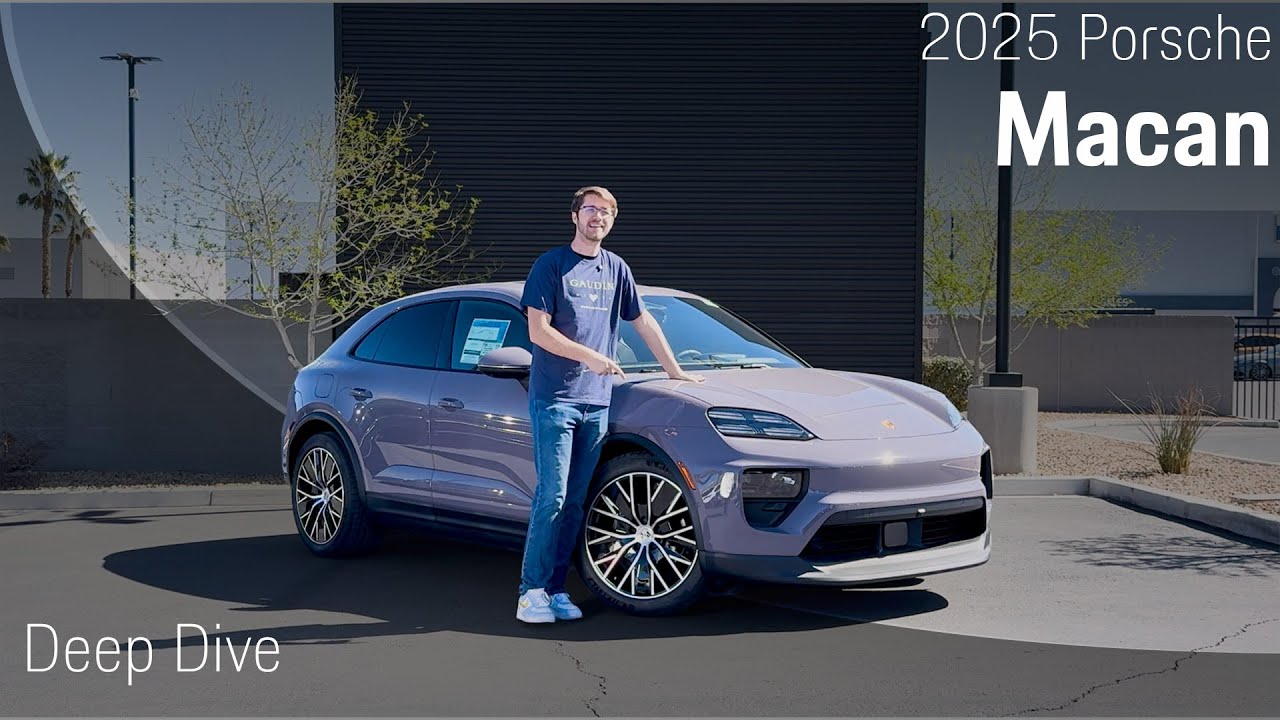 2025 Porsche Macan Electric | Stunning Provence Exterior & Tech - YouTube
