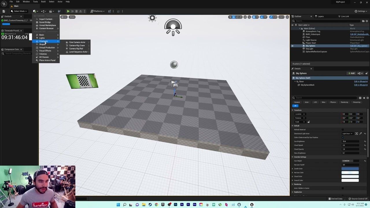 UE5 Guide: Blackmagic DeckLink Video IO, Genlock, Timecode, Vive Tracking, & Live Compositing ...