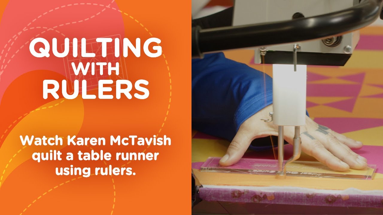 Quilting with rulers on your longarm quilting machine - YouTube