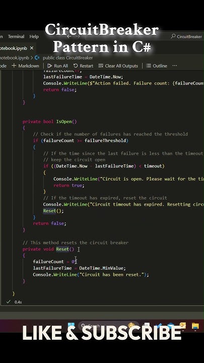 C Tips Understanding Circuitbreaker Pattern In C Shorts Coding Csharp Codingtips