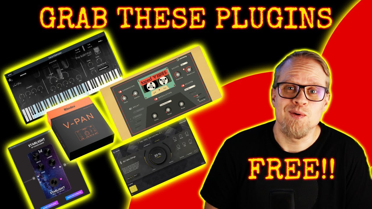FIVE great free plugins you should grab! Free! One limited time offer ...