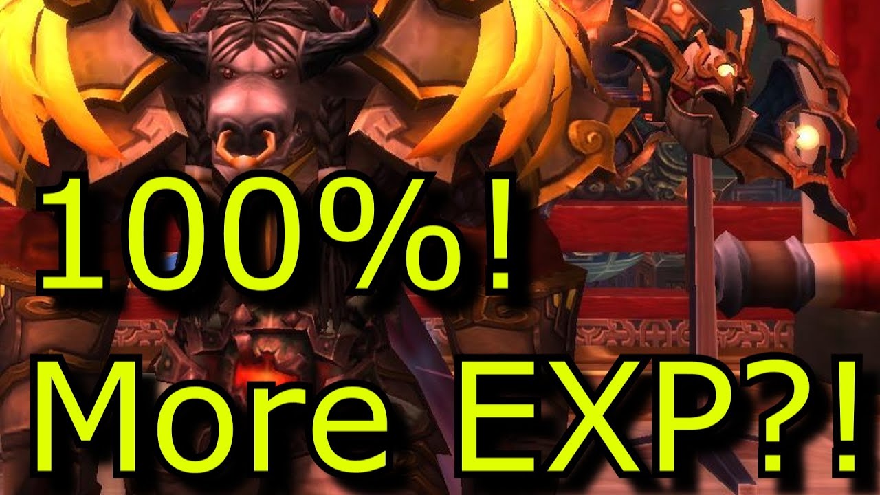 DOUBLE Leveling Speed Potion Patch 5.4 WoW MoP PTR - YouTube