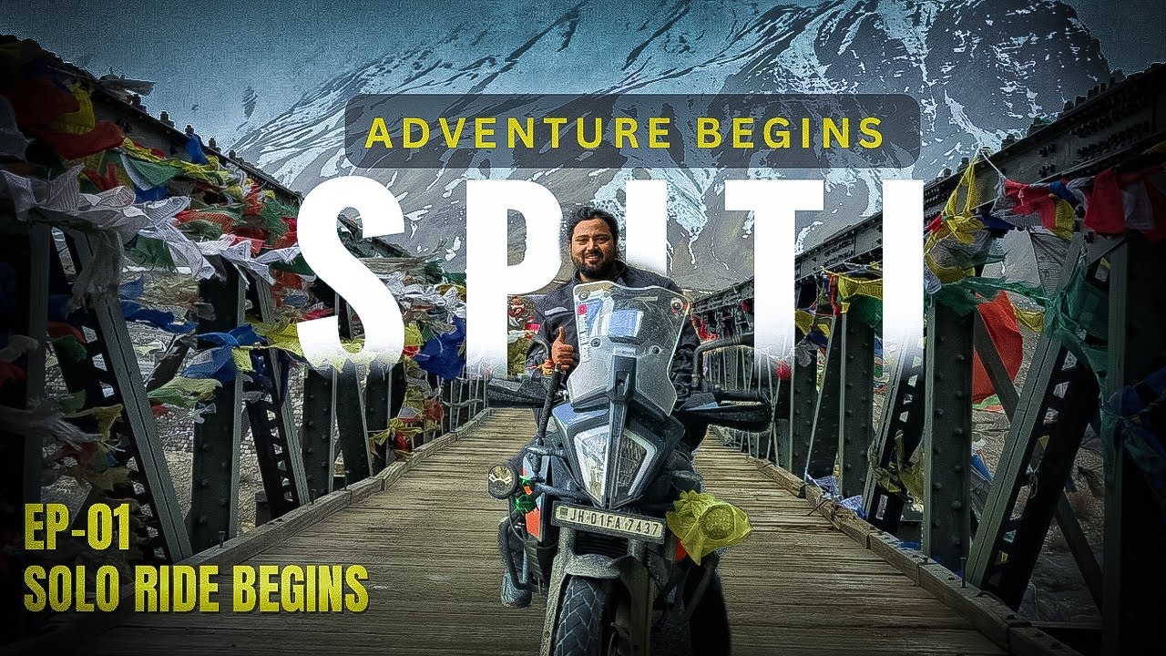 Extreme Adventure Spiti ride 2024 begins | Longest solo ride | KTM Adv ...