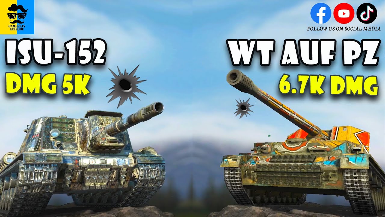 ISU-152 and Wt auf pz iv WoT Blitz | Gameplay Episode - YouTube
