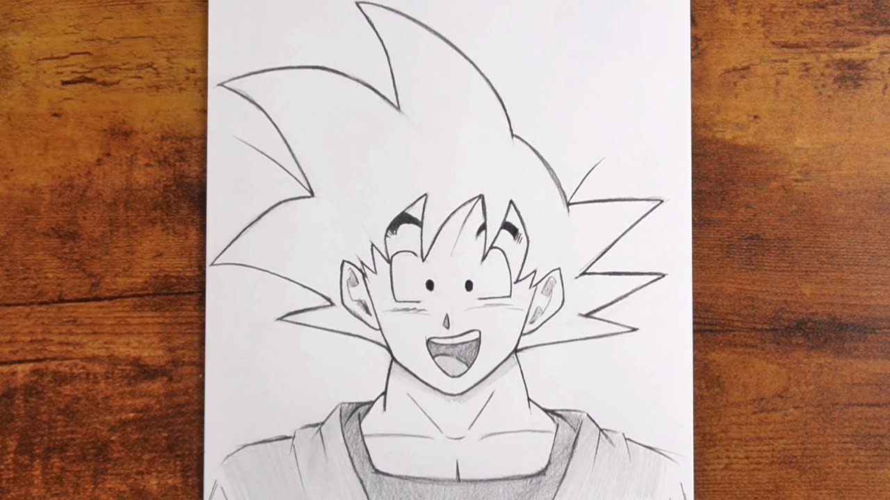 Beginner Friendly: Goku Sketching from Start to Finish - YouTube