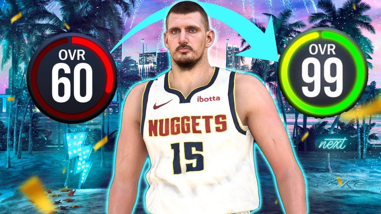 NIKOLA JOKIC BUILD 60 to 99 OVR (No Money Spent) Episode 2 - YouTube