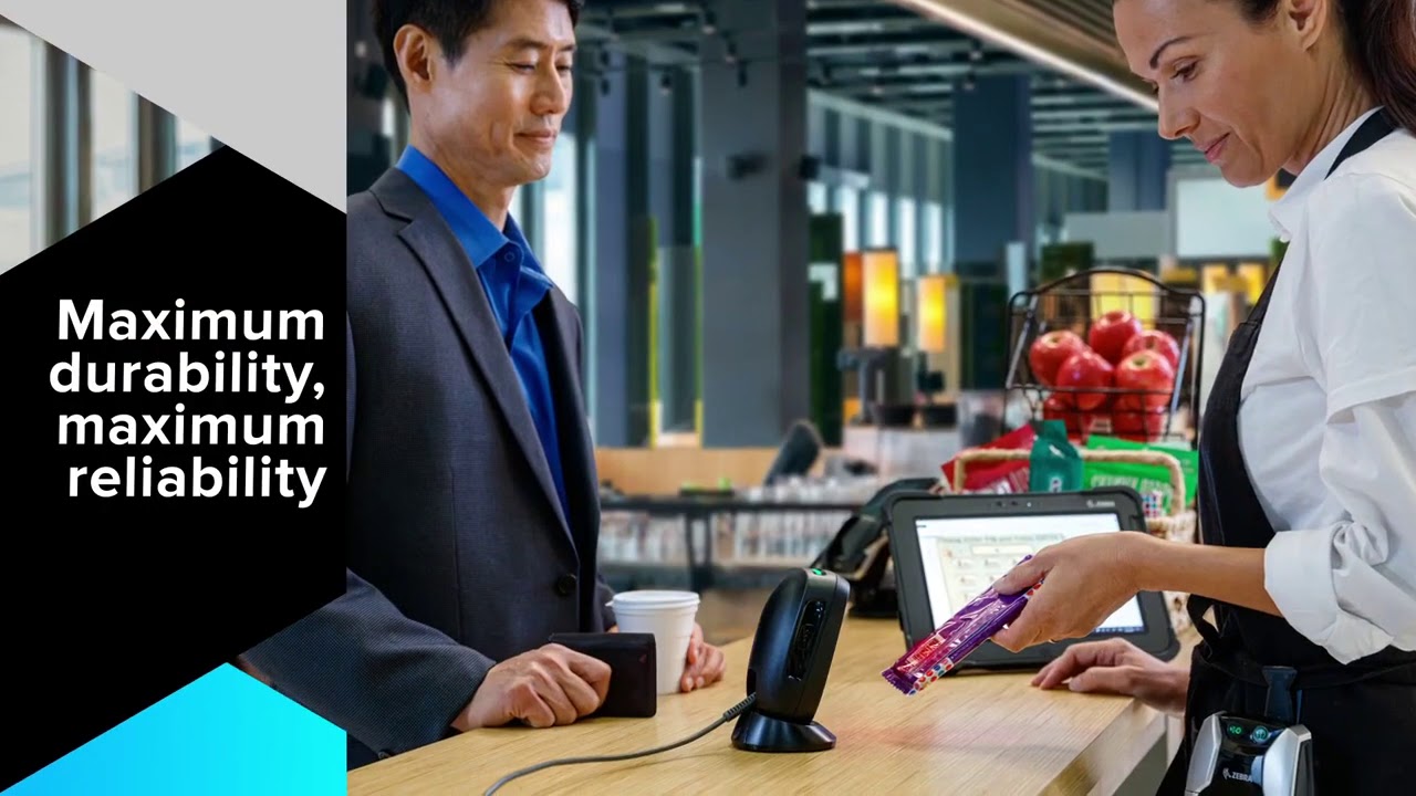 Zebra DS9308 2D Barcode Scanner - Cash Register Warehouse - YouTube