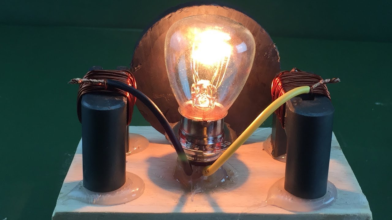 Free energy device with magnet 100%_ experiment science project at home ...