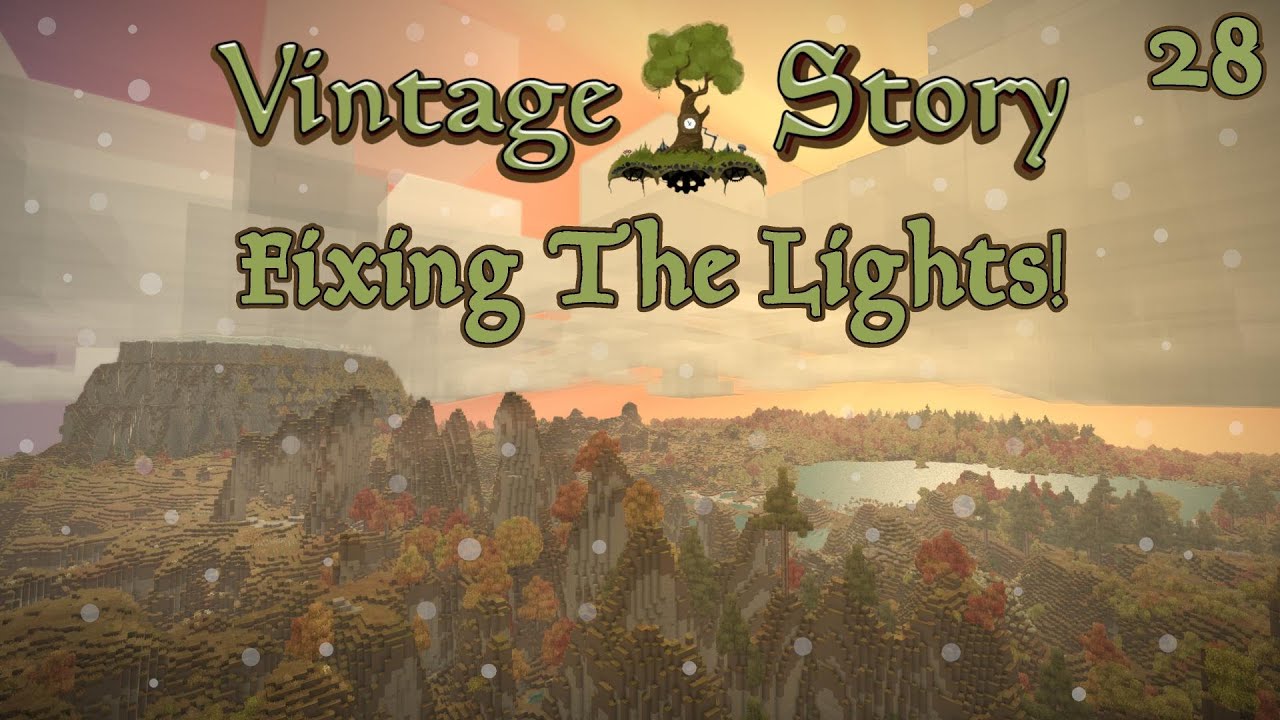 Vintage Story - EPISODE 28 - Fixing The Lights! - YouTube