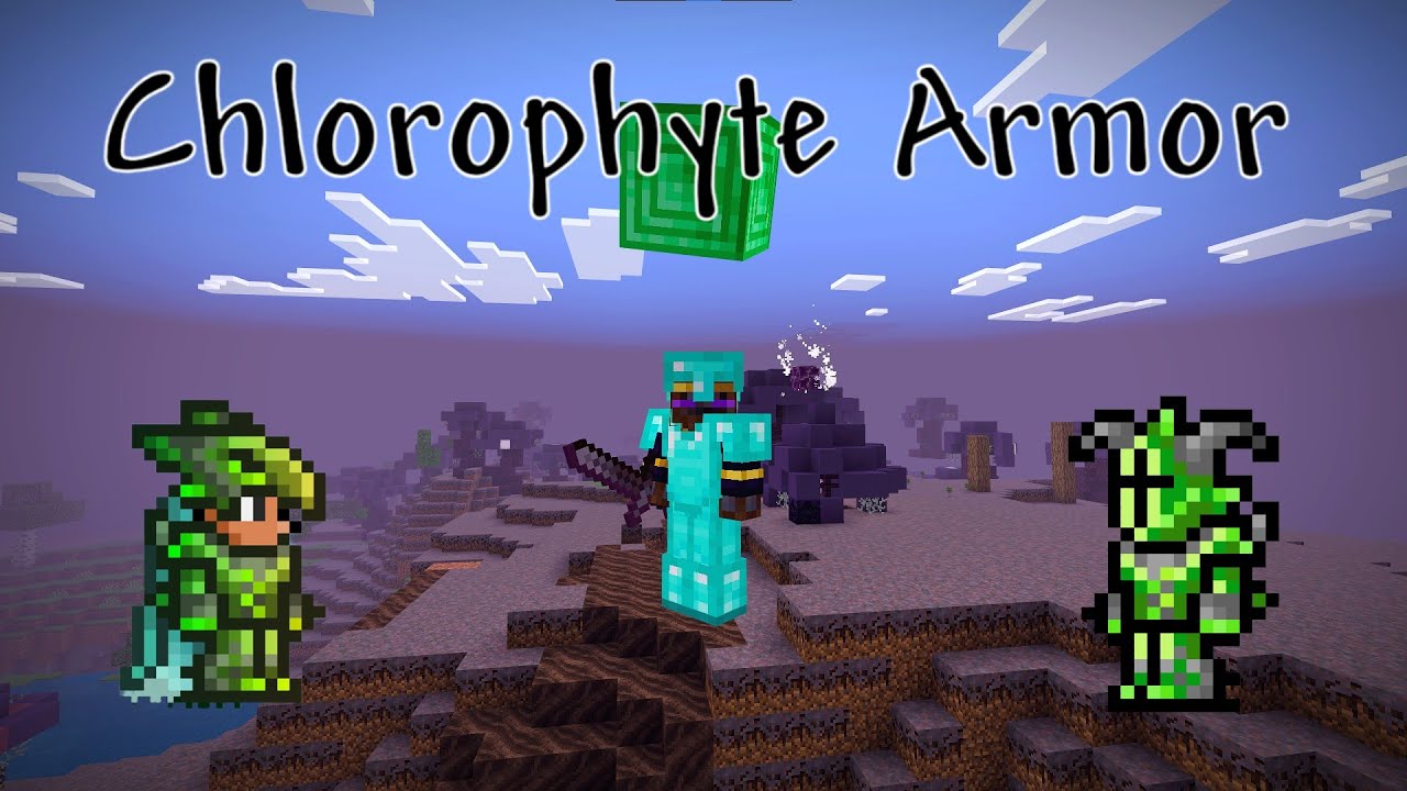 Terraria Chlorophyte Armor Tutorial! (Minecraft Command Block Tutorial ...